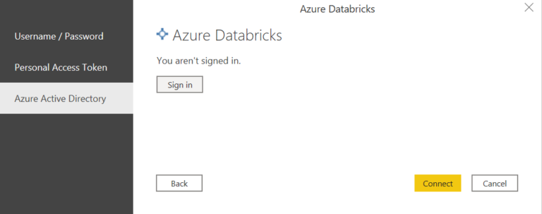 Connecteur Power BI dédié à Azure Databricks – Methodidacte