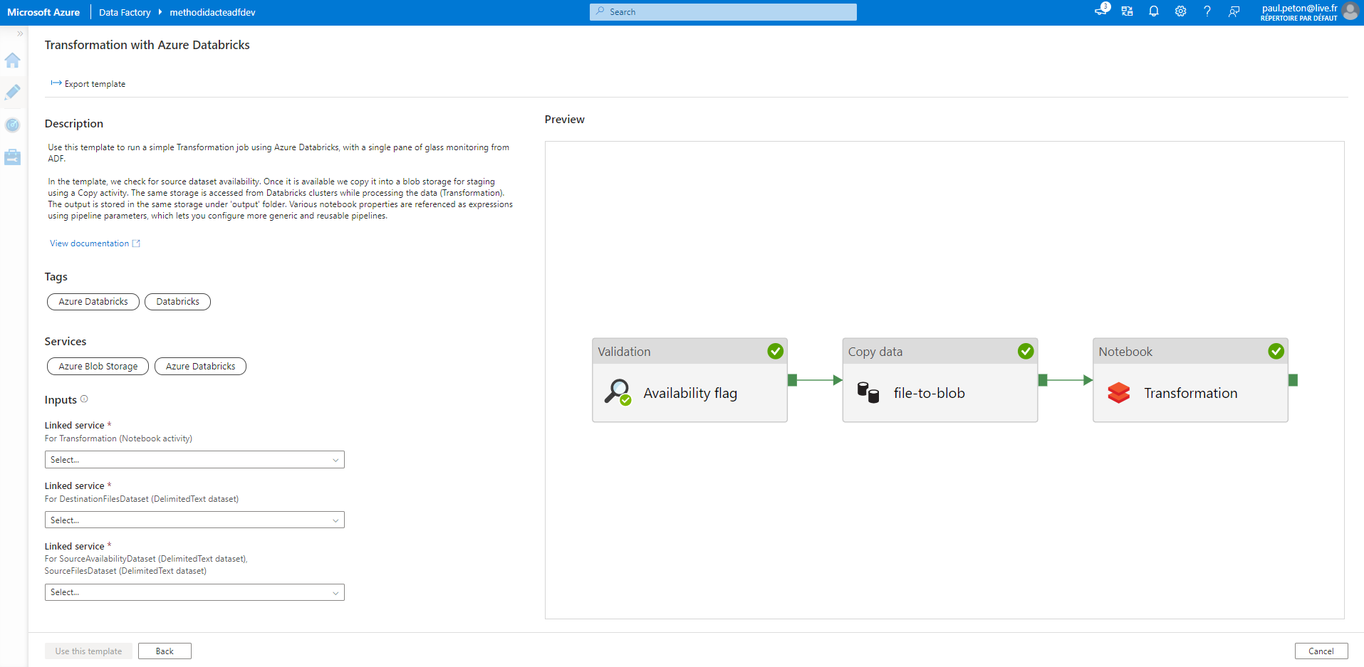 Azure Data Factory – Methodidacte