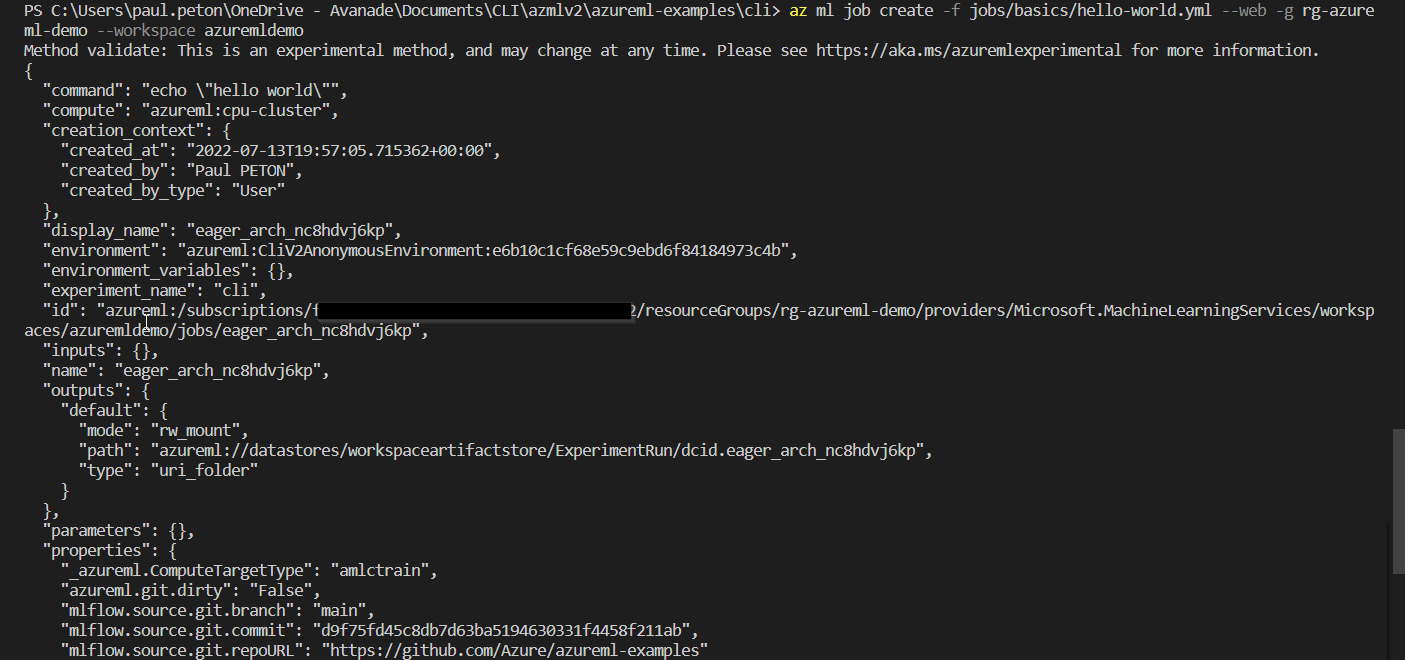 Automatiser le CLI v2 d’Azure Machine Learning – Methodidacte