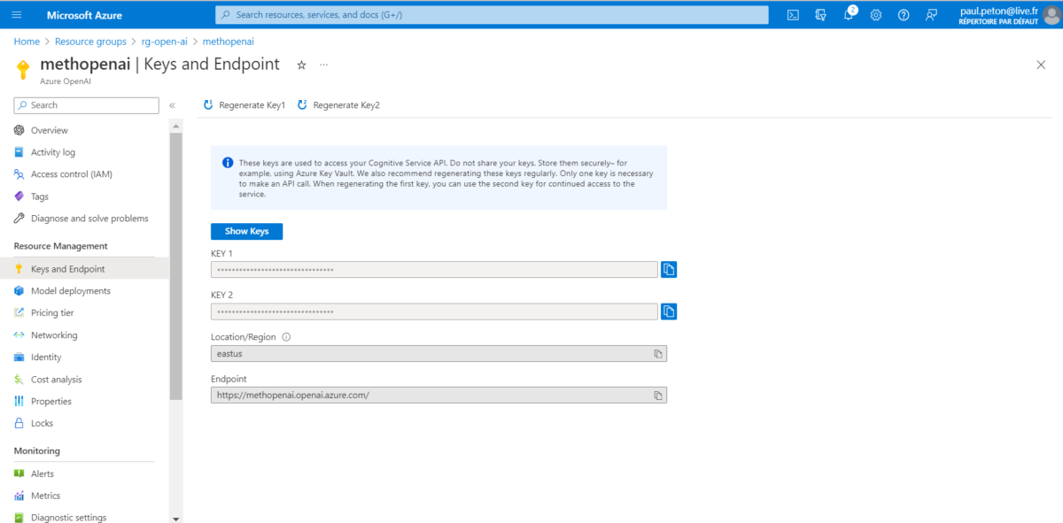 Découvrir Azure OpenAI et son studio – Methodidacte